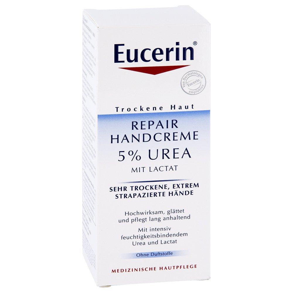 Eucerin 5% Urea Cream 75ml - Hydrating & Soothing Skincare for Dry Skin ...