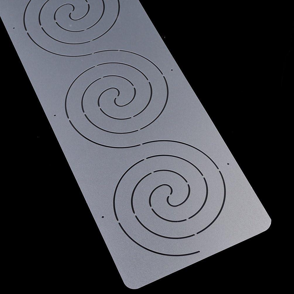 Lychee Plastic Long Quilting Stencil for Painting and Sewing - Spiral ...