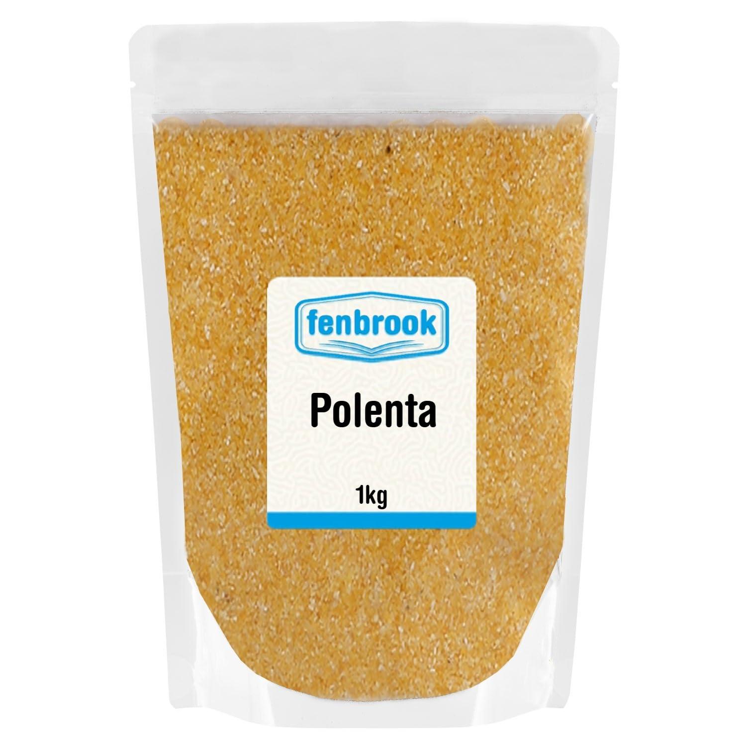 Organic Polenta 1kg: Authentic Italian Cornmeal by Fenbrook | Buy Now ...