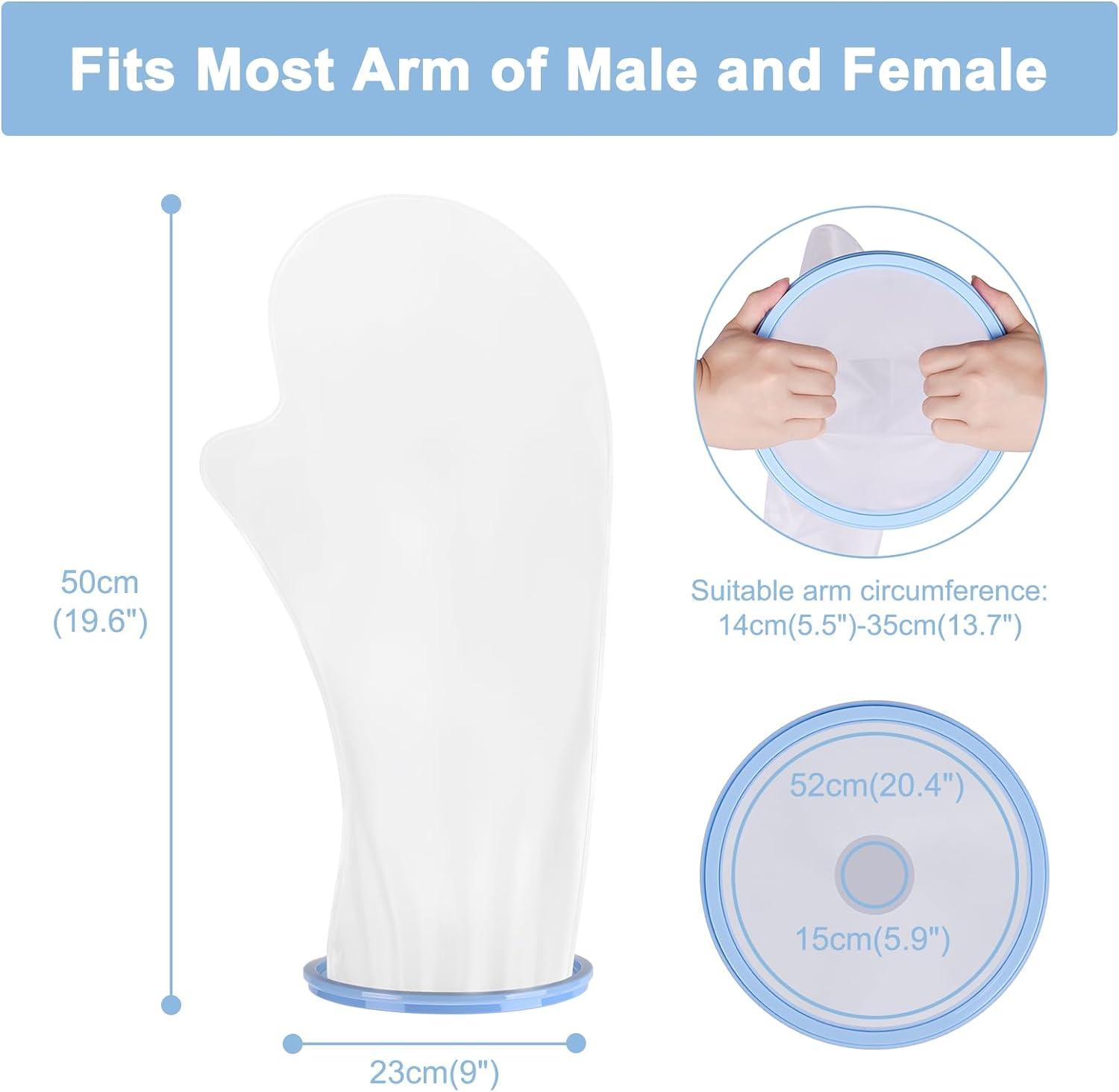 Apasiri Waterproof Arm Cast Cover - Reusable Protector for Adult Arm ...