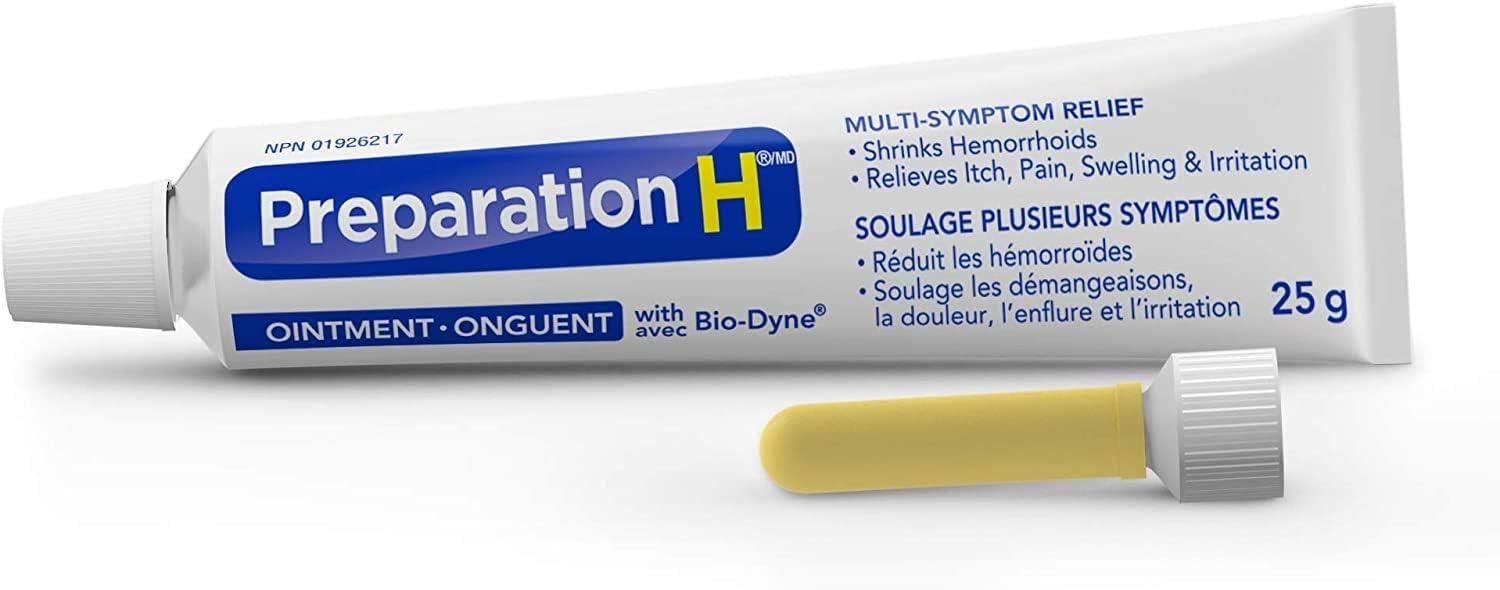 Preparation H Hemorrhoidal Ointment with Bio-Dyne Multi-Symptom Relief ...