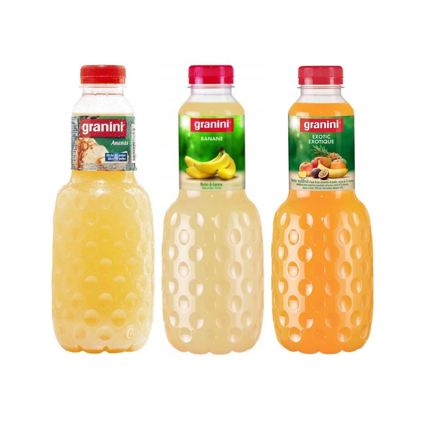 Granini Set: Pineapple Banana & Exotic Nectar - 3x1L | International ...