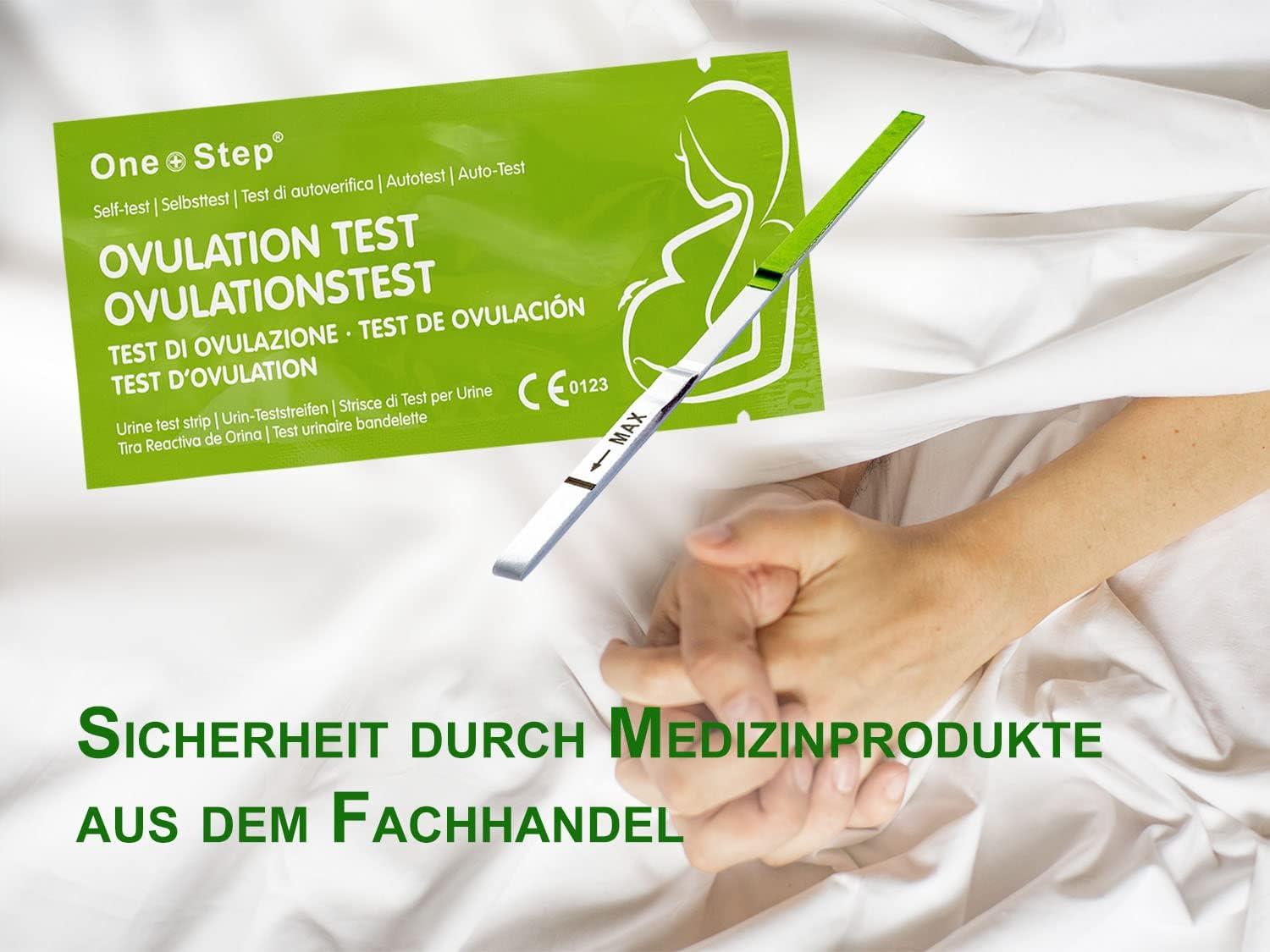 50x One Step Green Line Ovulation Tests - High Sensitivity Fertility ...