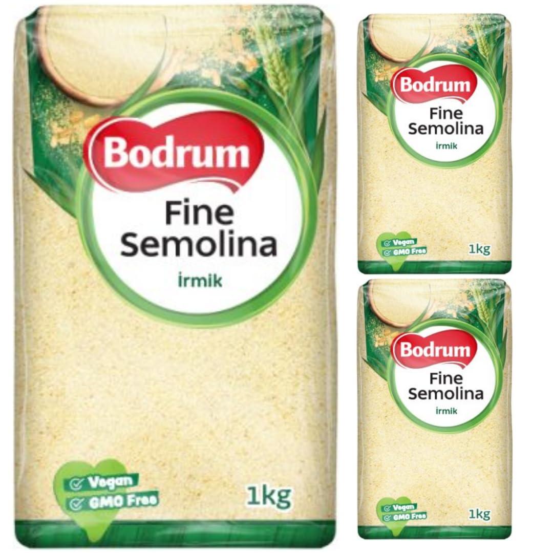 Bodrum Fine Semolina irmik 1000 Gram x 3 Pieces | Buy Now with Express ...
