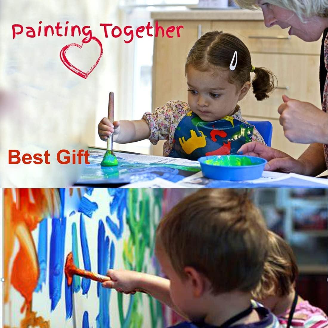 Kids Paint Sponges Set - 30 Pack Foam Art Craft Kit for Toddlers ...