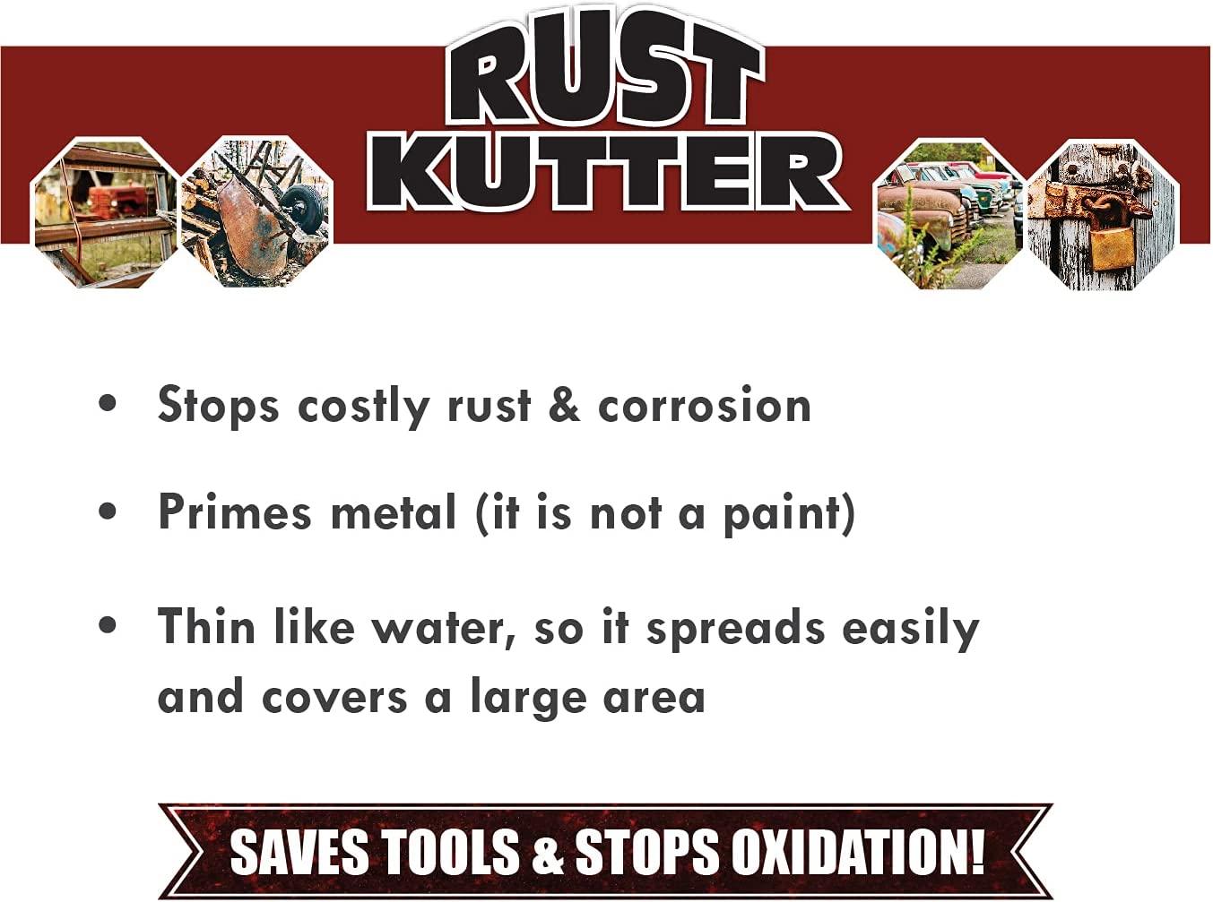 Rust Kutter Quart - Professional USA-Made Rust Converter with Sprayer ...