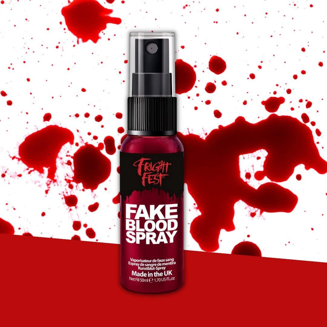 Fright Fest Fake Blood Gel Spray 50ml - Perfect for SFX Makeup ...