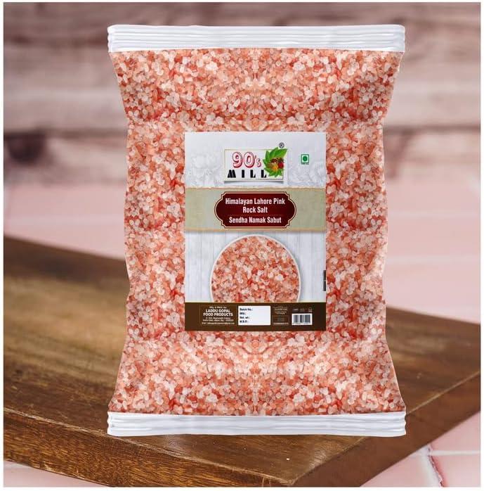 90's MILL Whole Himalayan Pink Rock Salt Chunks | Sendha Namak Sabut ...
