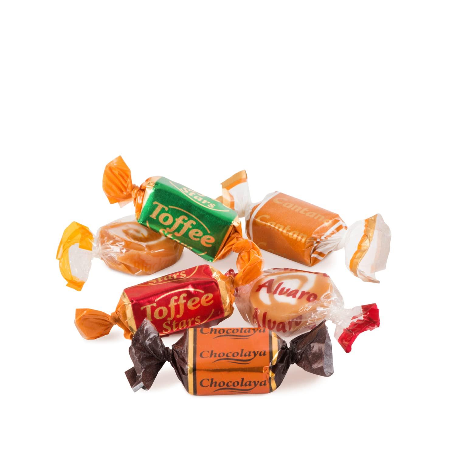 Buy Storck Mayfair Toffees - 490g Karamell Toffee Bonbon Mix (Pack of 4 ...