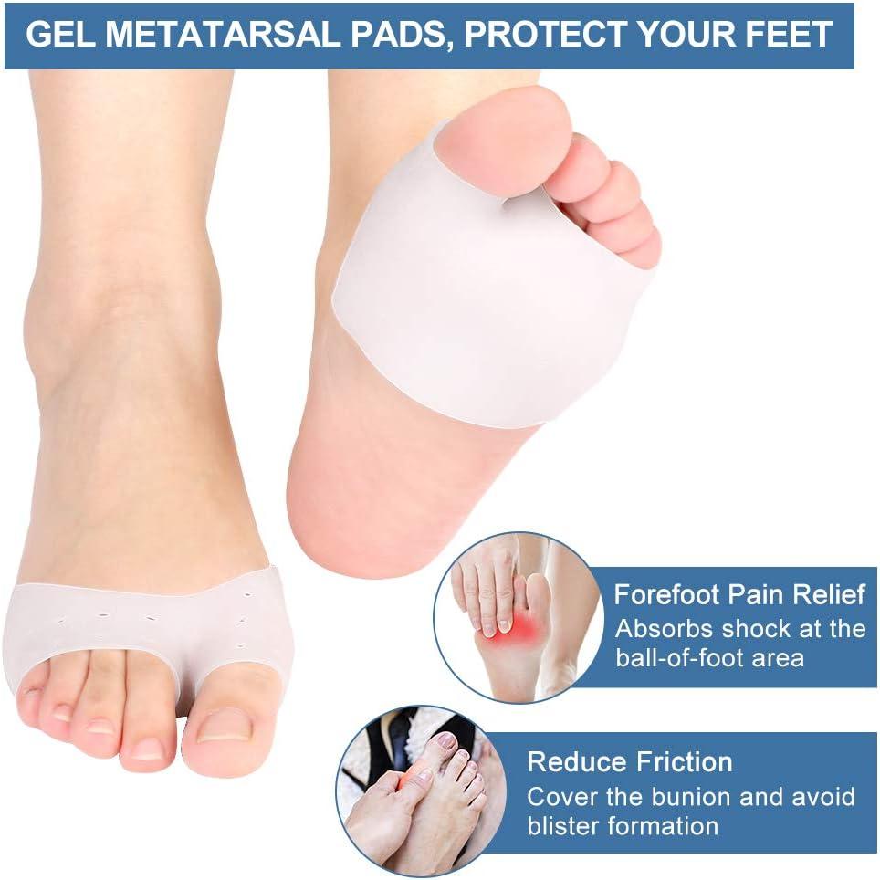 Soft Gel Metatarsal Pads for Diabetic Feet & Morton's Neuroma ...
