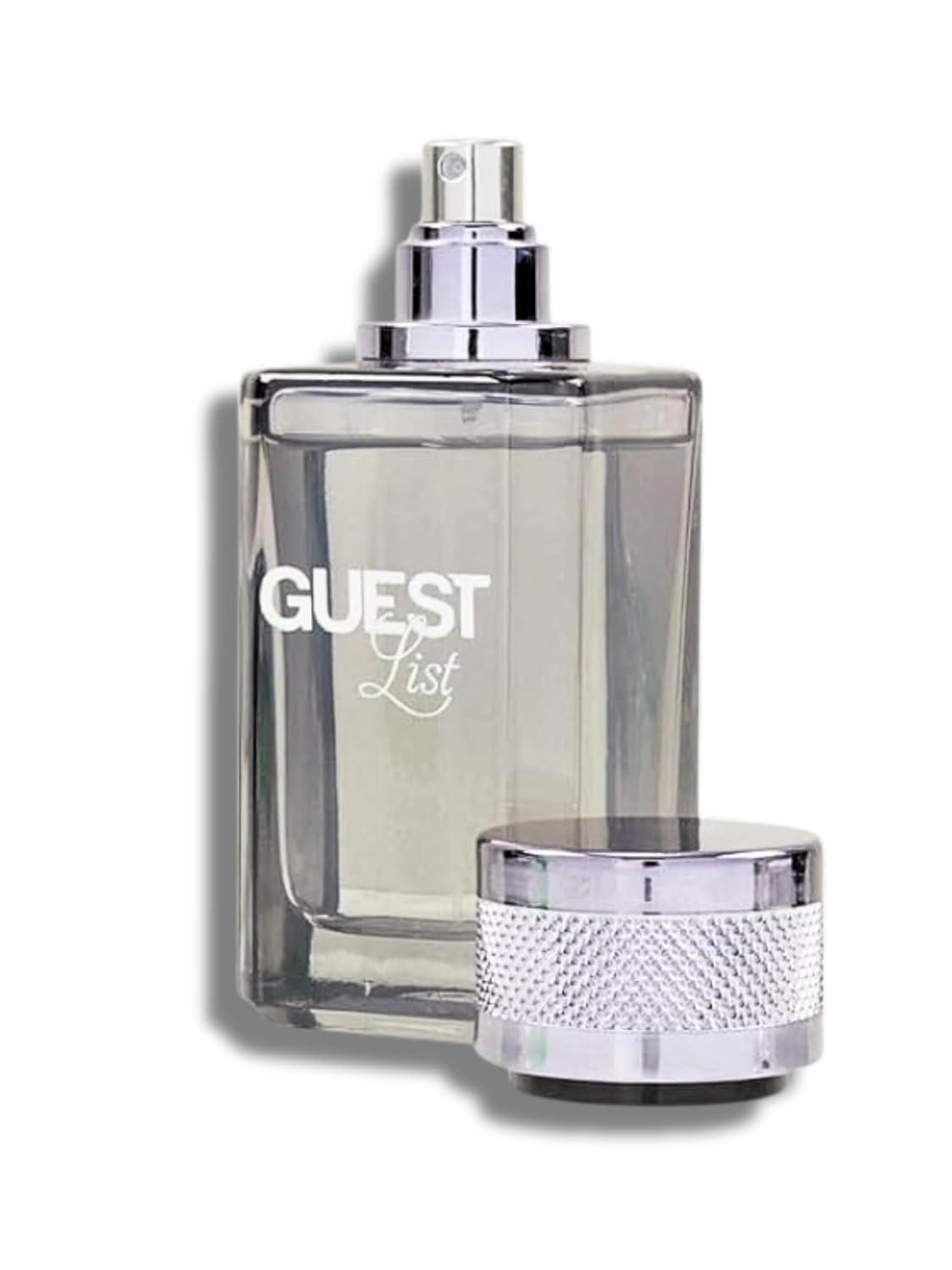 GUEST LIST POUR HOMME EAU DE TOILETTE 3.4 FL.Oz Woody Chypre fragrance ...
