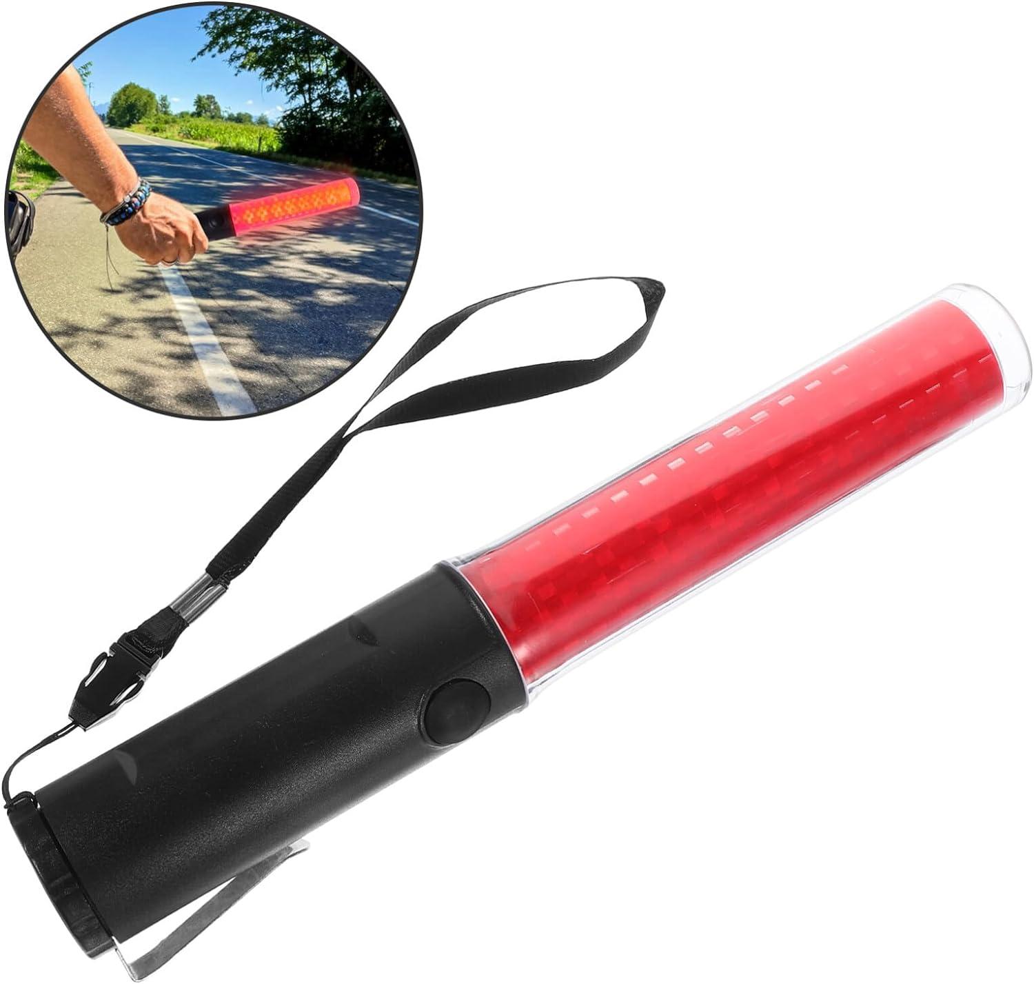 iplusmile Signal Traffic Wand Traffic Red LED Traffic Control Wand ...