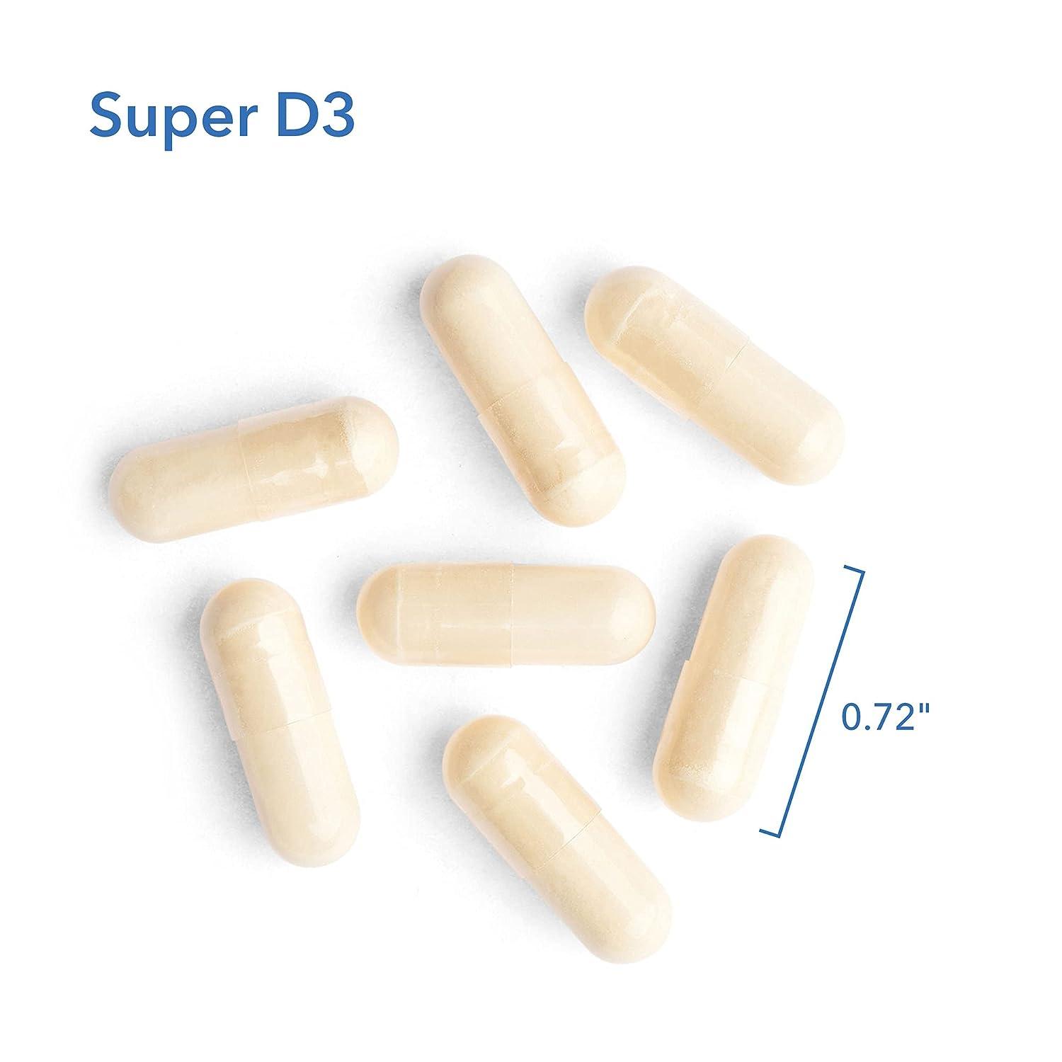 Allergy Research Group Super D3 - Bone & Immune Support - 60 Vegetarian ...