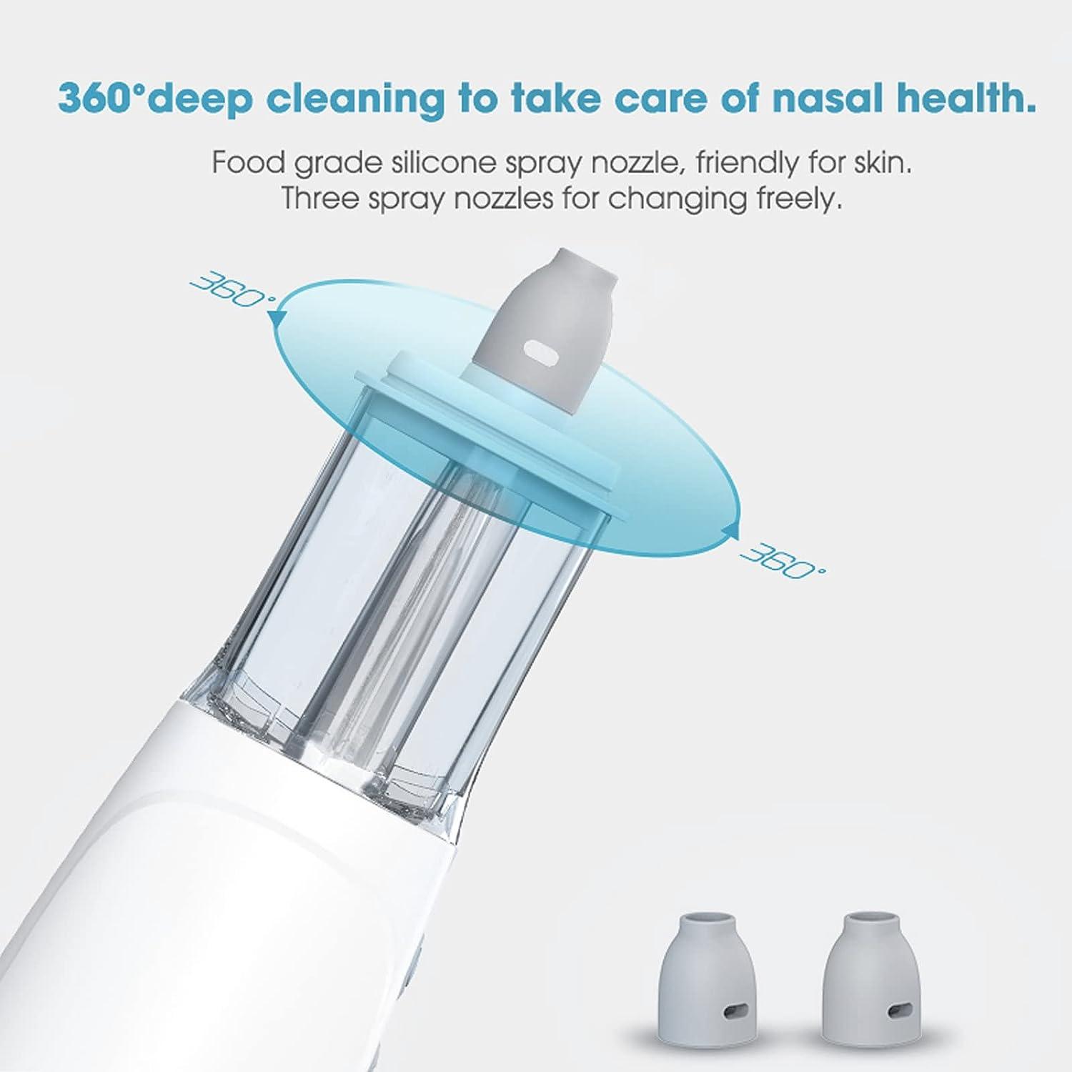 Cordless Neti Pot Sinus Rinse System for Kids and Adults - Nasal ...