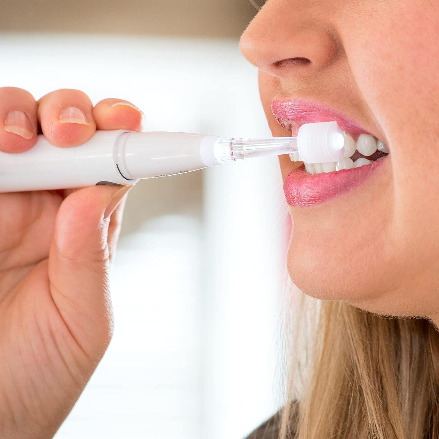 Lumi 360 Round Head Sonic Electric Toothbrush for Adults - LED ...