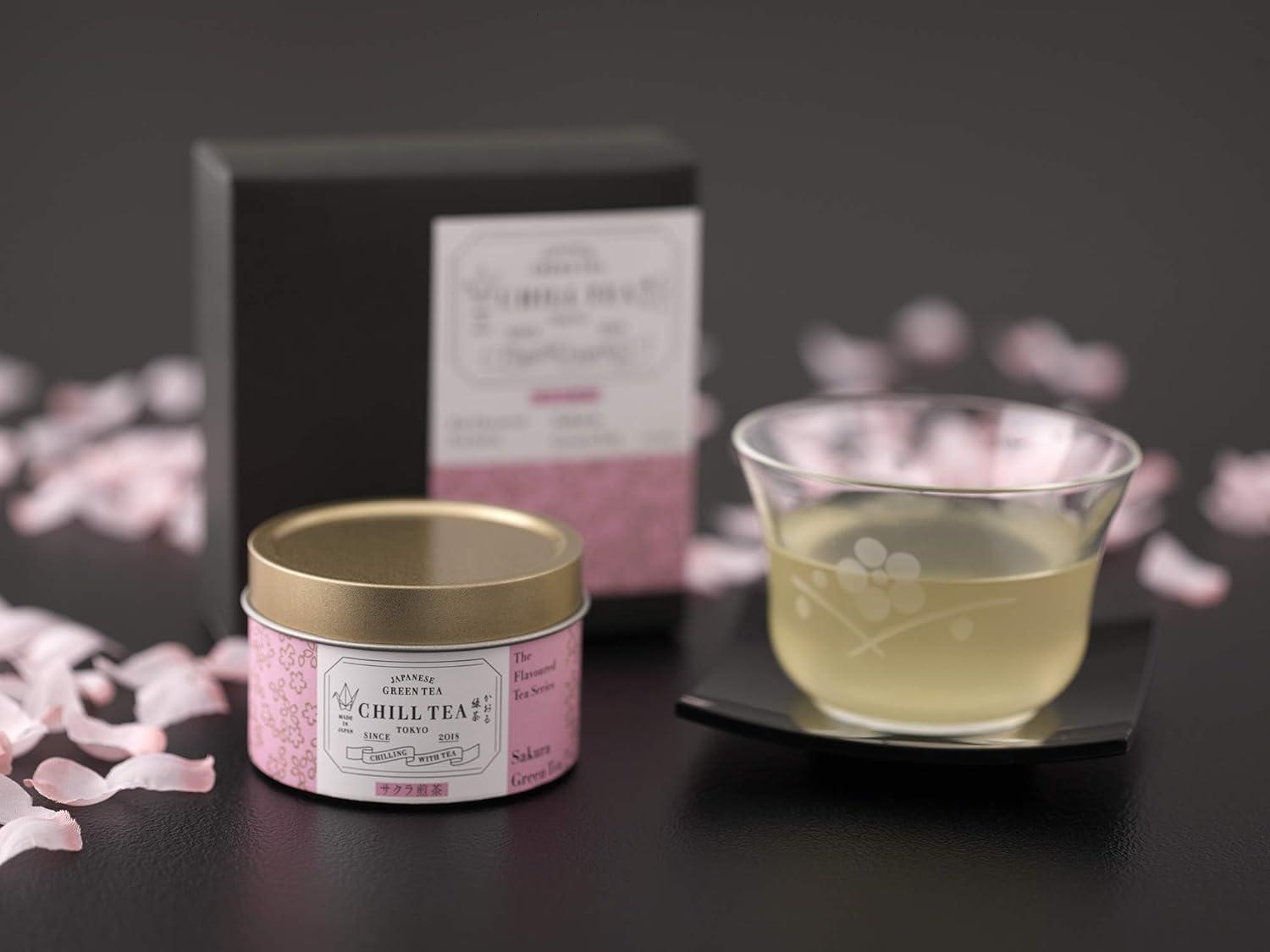 Sakura Green Tea by CHILL TEA Tokyo - Fruity Floral Flavor - 30g (Pack of 1) | Buy Now with ...