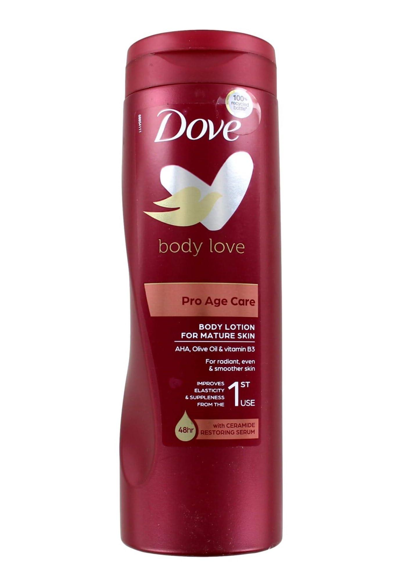 Dove Body Lotion Pro Age for Mature Skin - Nourishing Care (Pack of 6 x ...