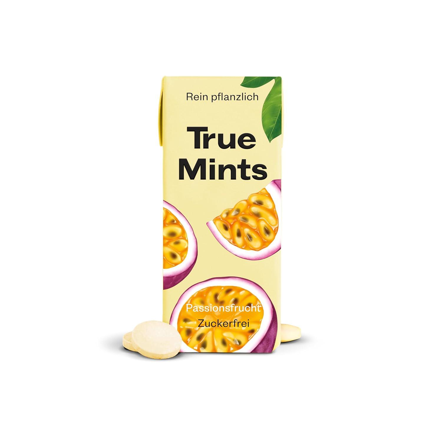 True Mints Passion Fruit Pastilles - Sugar-Free Vegetable Candies | 18 ...
