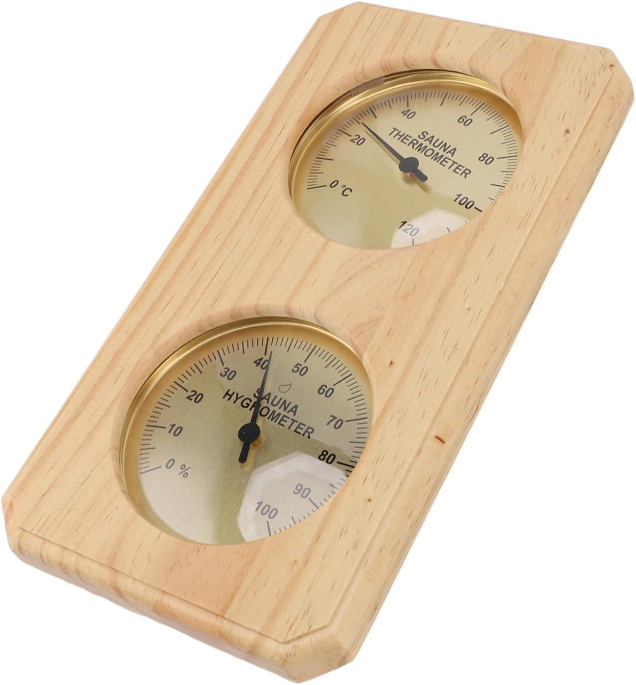 Premium 2-in-1 Sauna Thermometer & Hygrometer - Accurate Humidity ...