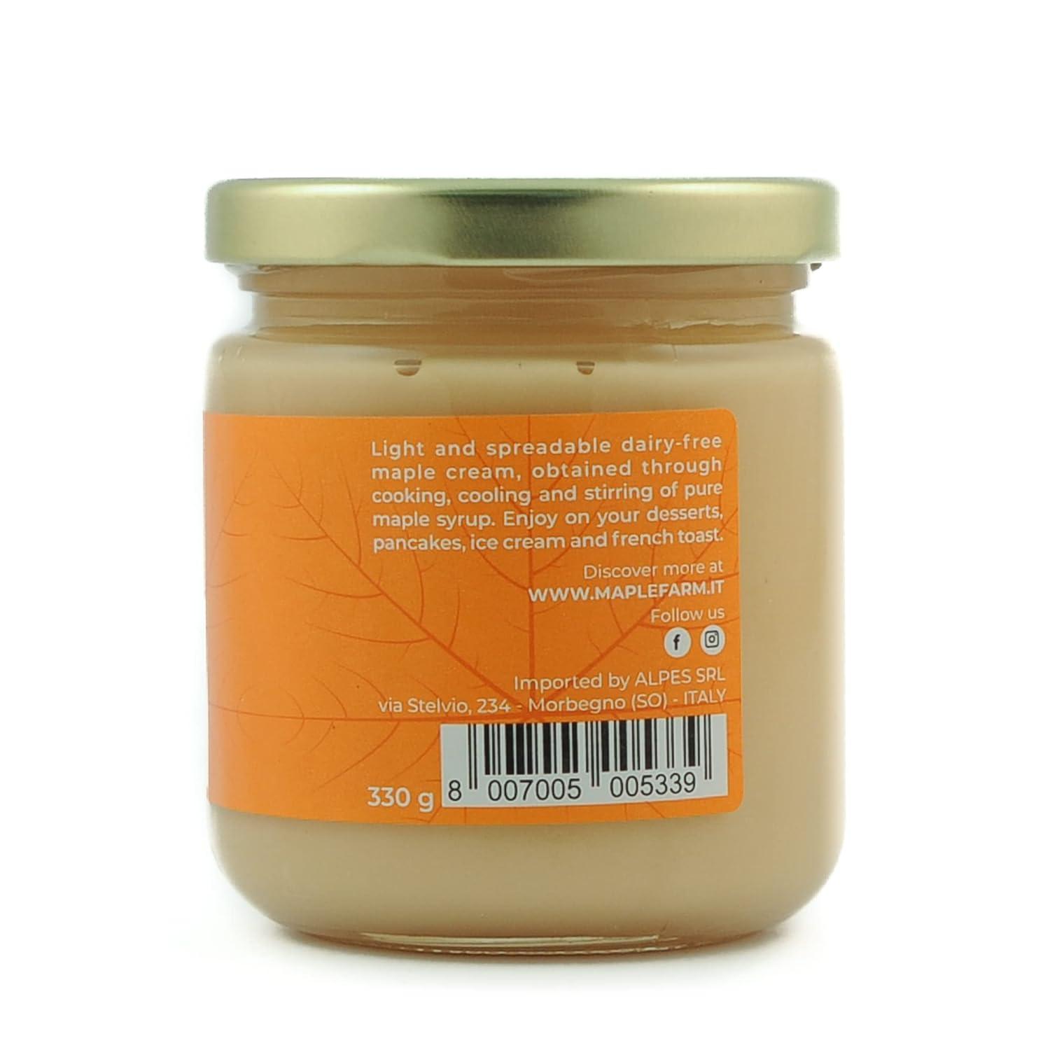 MapleFarm Maple Syrup Cream & Butter - Buy 330g Premium Maple Syrup ...