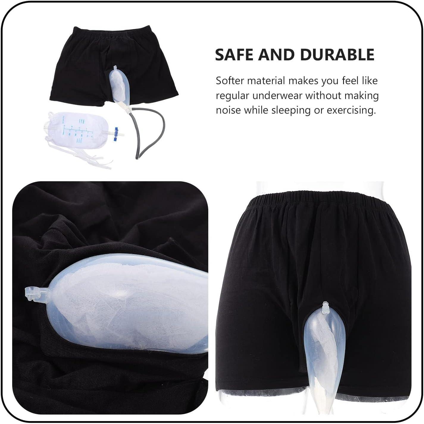 Wearable Urinal Urine Collector Reusable Male Urine Bag External ...