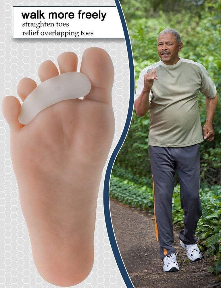 ENPAP 5 Pairs Hammer Toe Straightener and Corrector - Soft Gel Crests ...