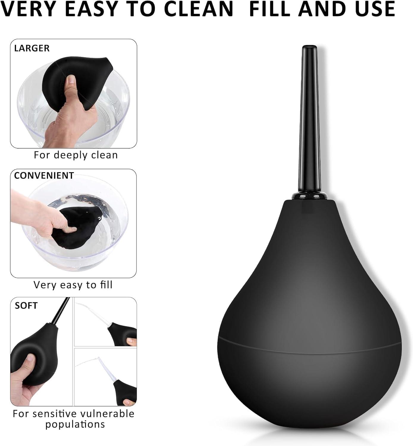 224ML Silicone Douche Kit | All-Inclusive Personal Hygiene Solution ...