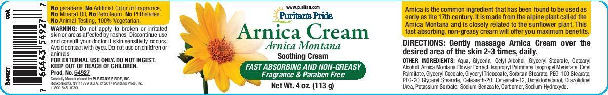 Puritan's Pride Arnica Cream 4 oz - Fast Shipping Worldwide | Buy Now | Buy Now in International ...