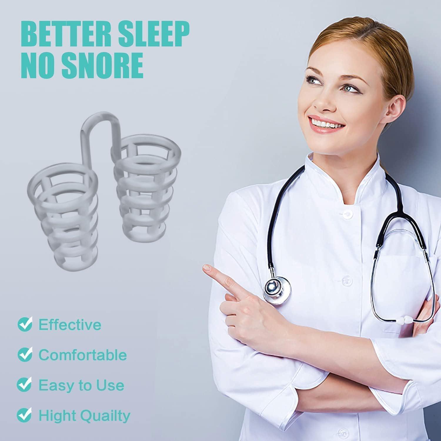 10 Pcs Anti Snoring Nose Vents Clips - Nasal Dilators for Breathing Relief and Snore Stopper ...