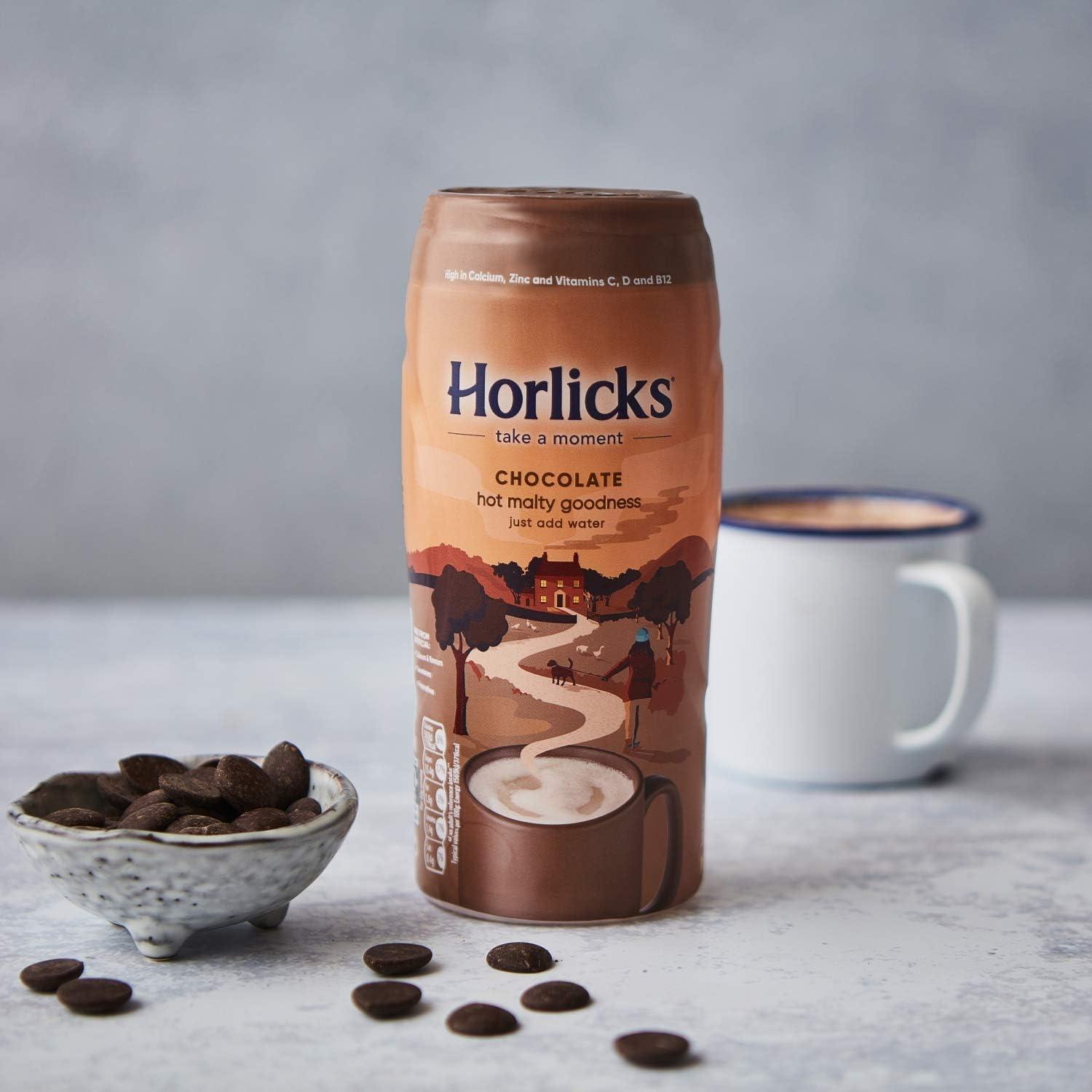 Horlicks Chocolate 500g - Nutritious Beverage Mix in Aluminium White ...