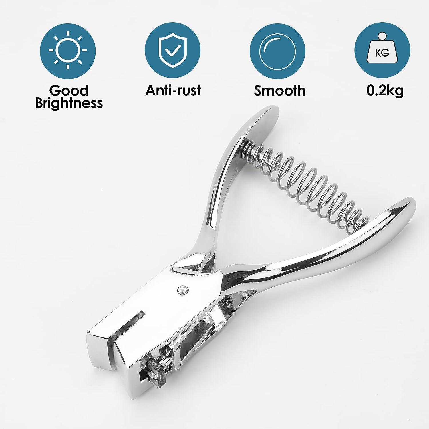 MROCO Hole Punch Slot Punch Badge Hole Punch for ID Cards Hand Held No ...