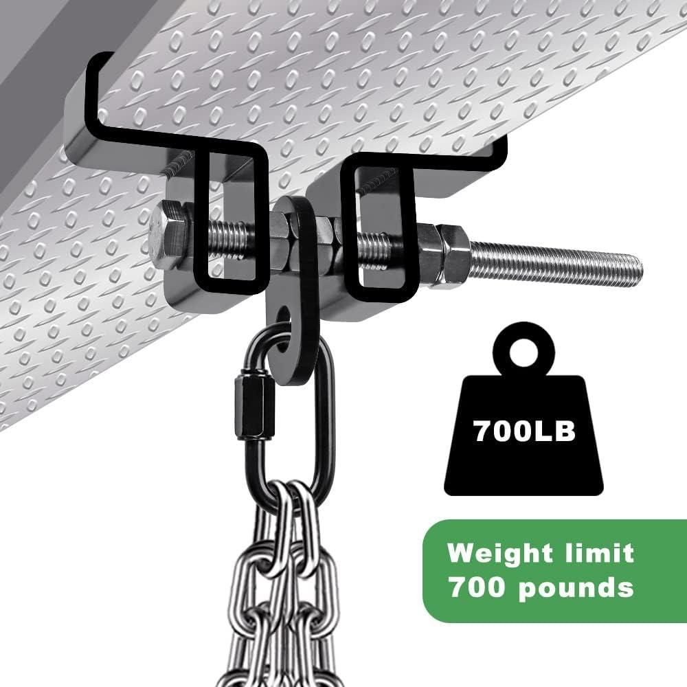 SELEWARE Heavy Duty Steel Beam Clamp | Heavy Bag Mount & Punching Bag ...
