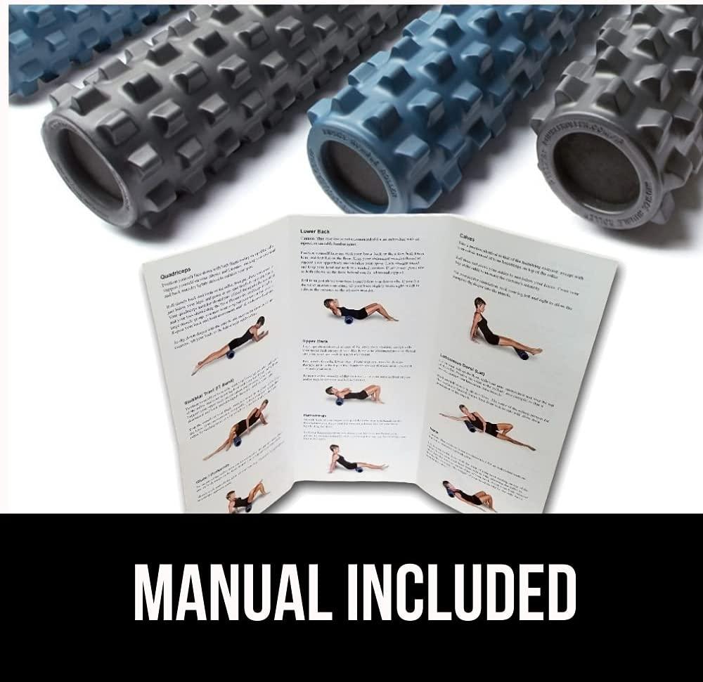 RumbleRoller Textured Foam Roller - Soft Tissue Manipulation Like a ...