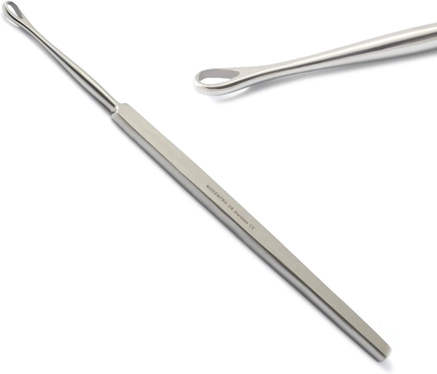 5Pcs Ear Wax Removal Kit - Ear Pick Curette Billeau Loop ENT Hair ...
