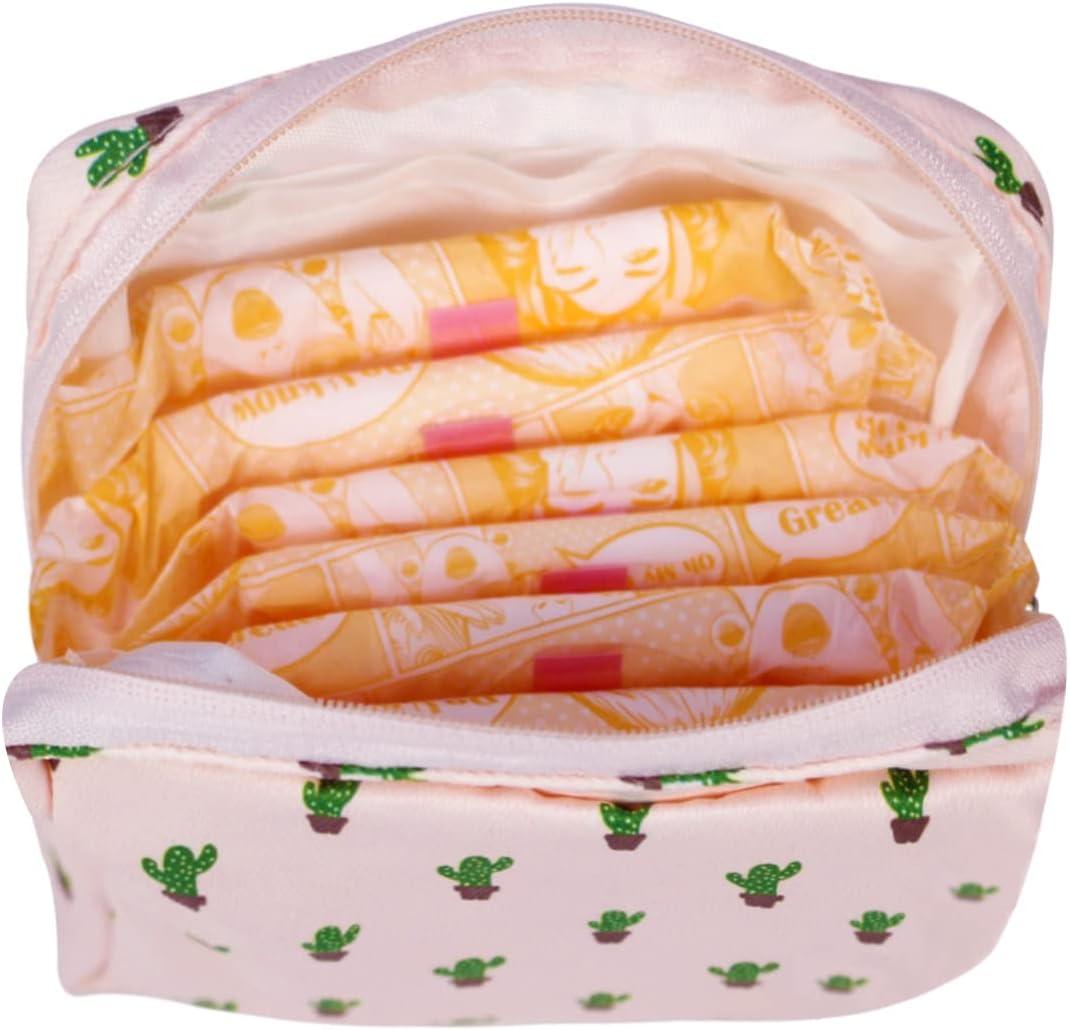 Sanitary Napkin Storage Bag for Women Portable Menstrual Pad Pouch with ...