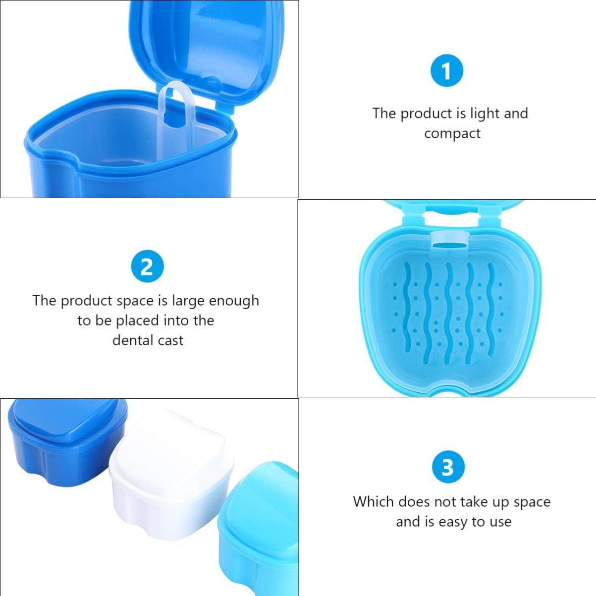 3 Series Box Prohesese: Durable Dental Travel Container for Dentures ...