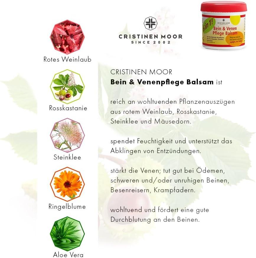 Cristinenmoor Leg and Vein Care Balm - 200ml for Spider Veins Varicose ...