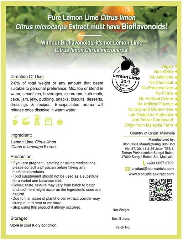 9x Lemon Lime (Lemon Citrus Limon & Calamansi Citrus Microcarpa ...