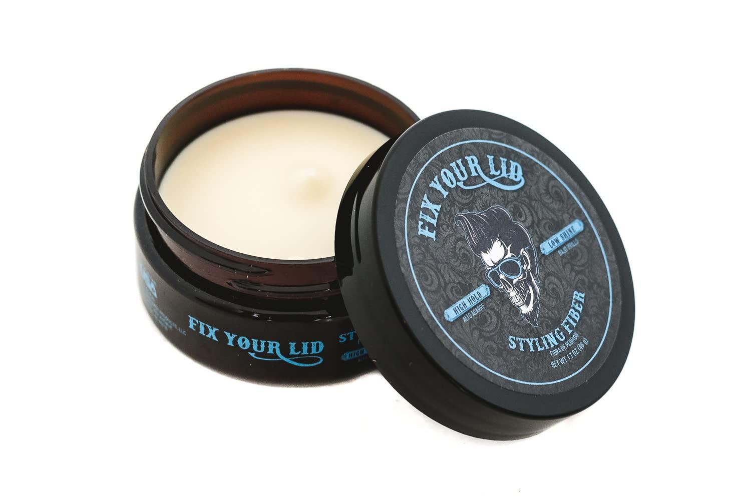 Fix You Lid High Hold Styling Fiber 1.7oz Men's Hair Cream - Low Shine ...