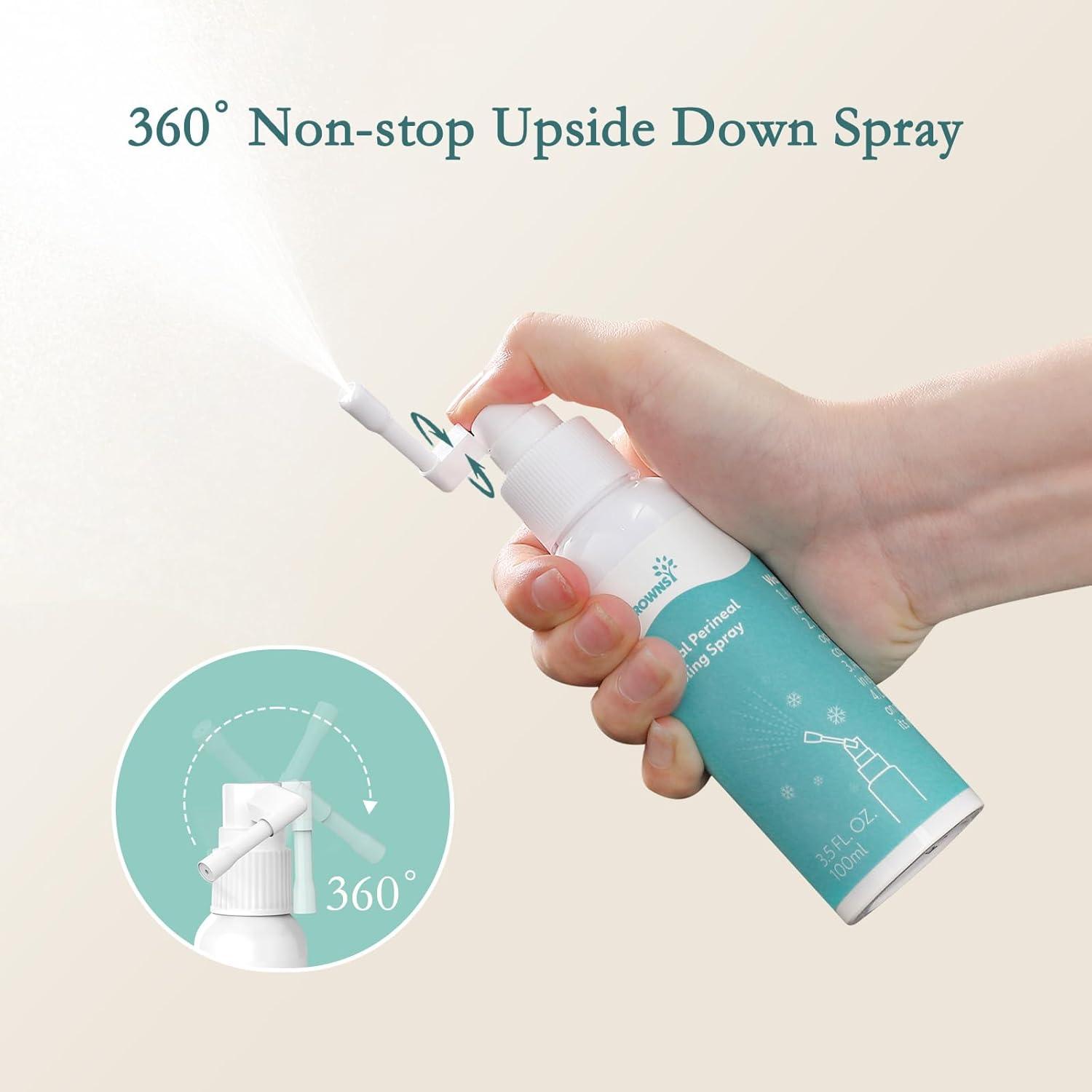 GROWNSY Perineal Cooling Spray - Postpartum Pain Relief & Herbal Care ...