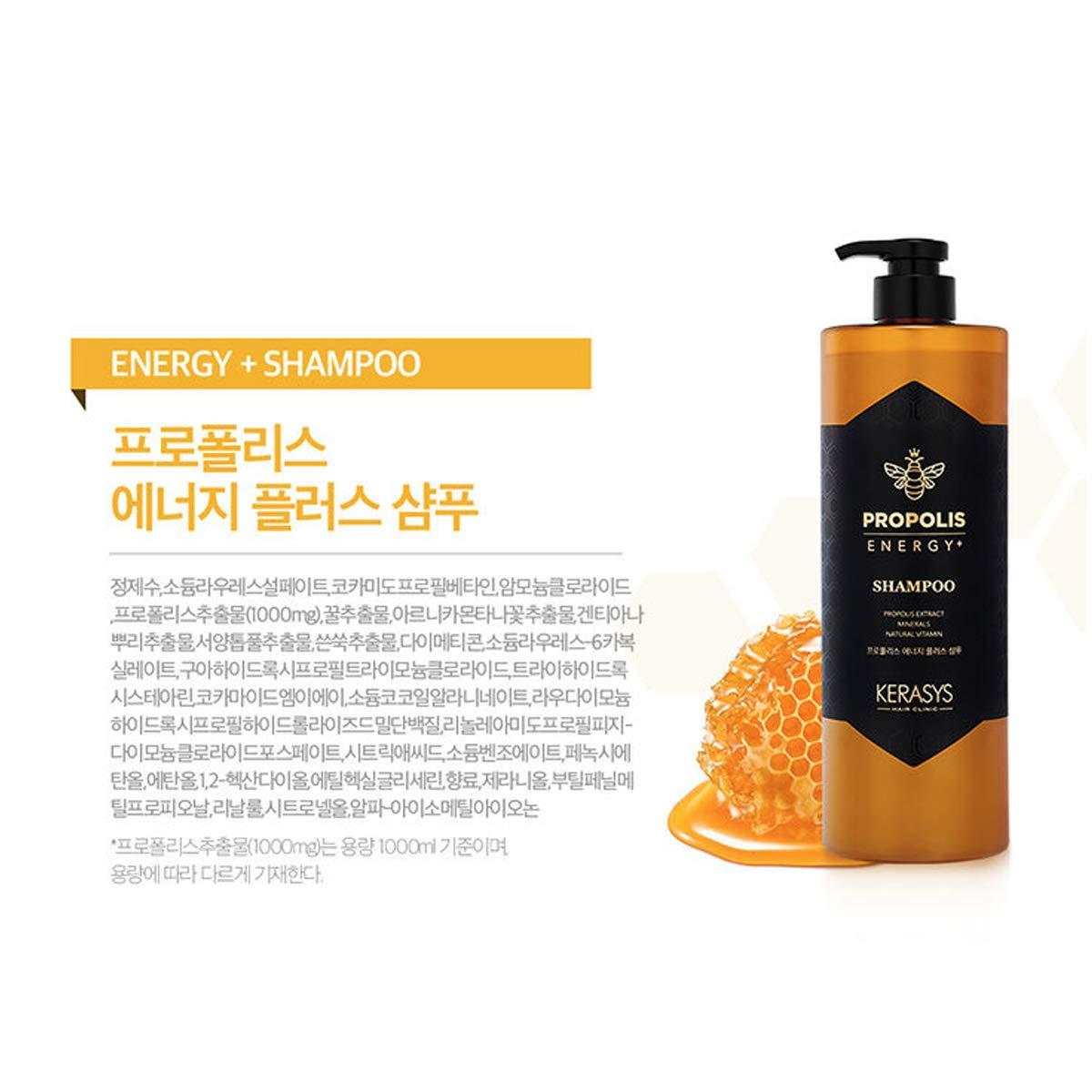 Kerasys Propolis Energy Plus Shampoo 33.8 Fl.oz (1000ml) - Revitalize ...