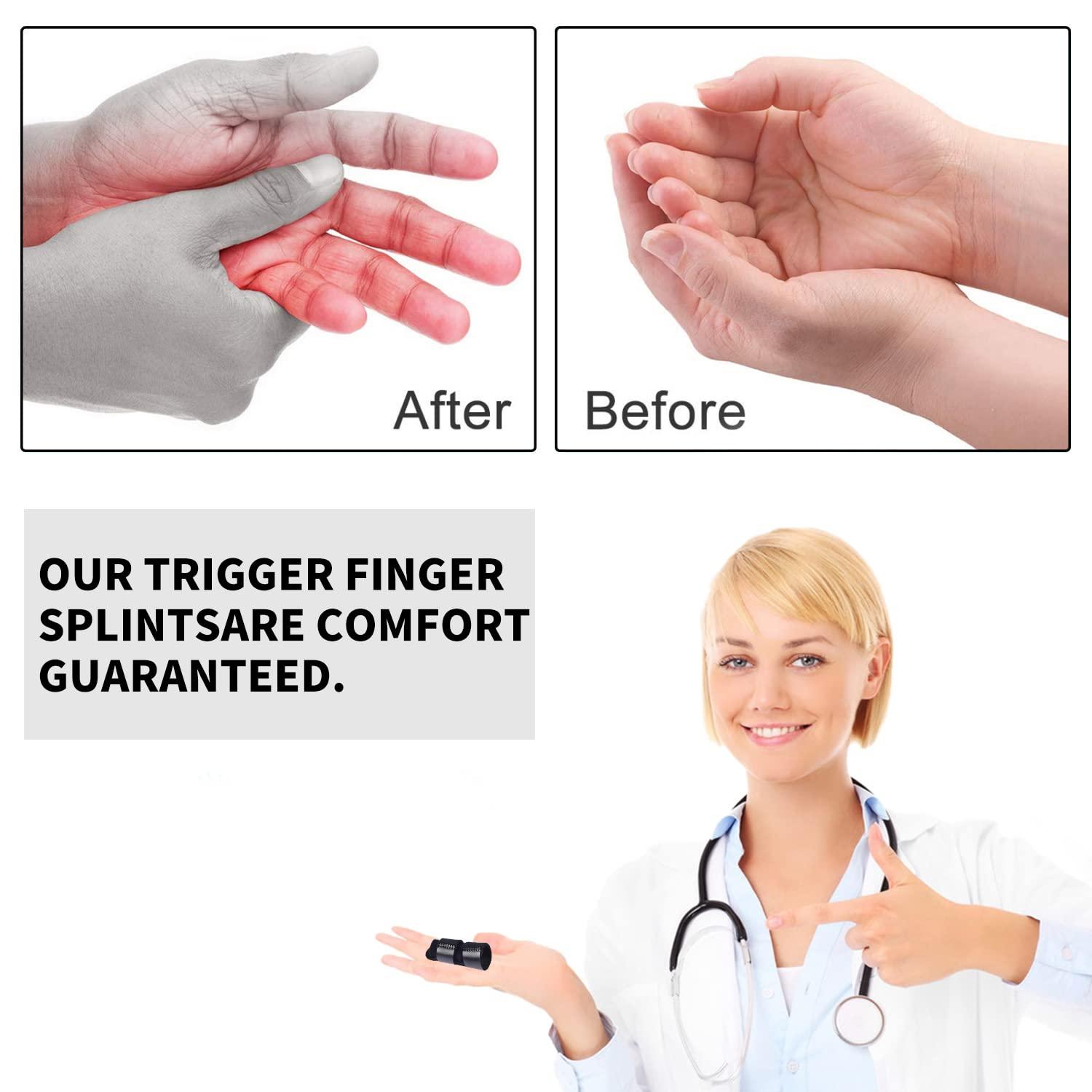 Original Trigger Finger Splint - Finger Brace for Knuckle ...
