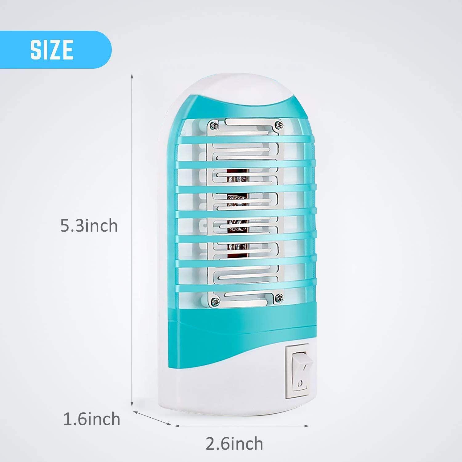 Indoor Bug Zapper Plug in - Electric Mosquito Killer Trap for Home ...