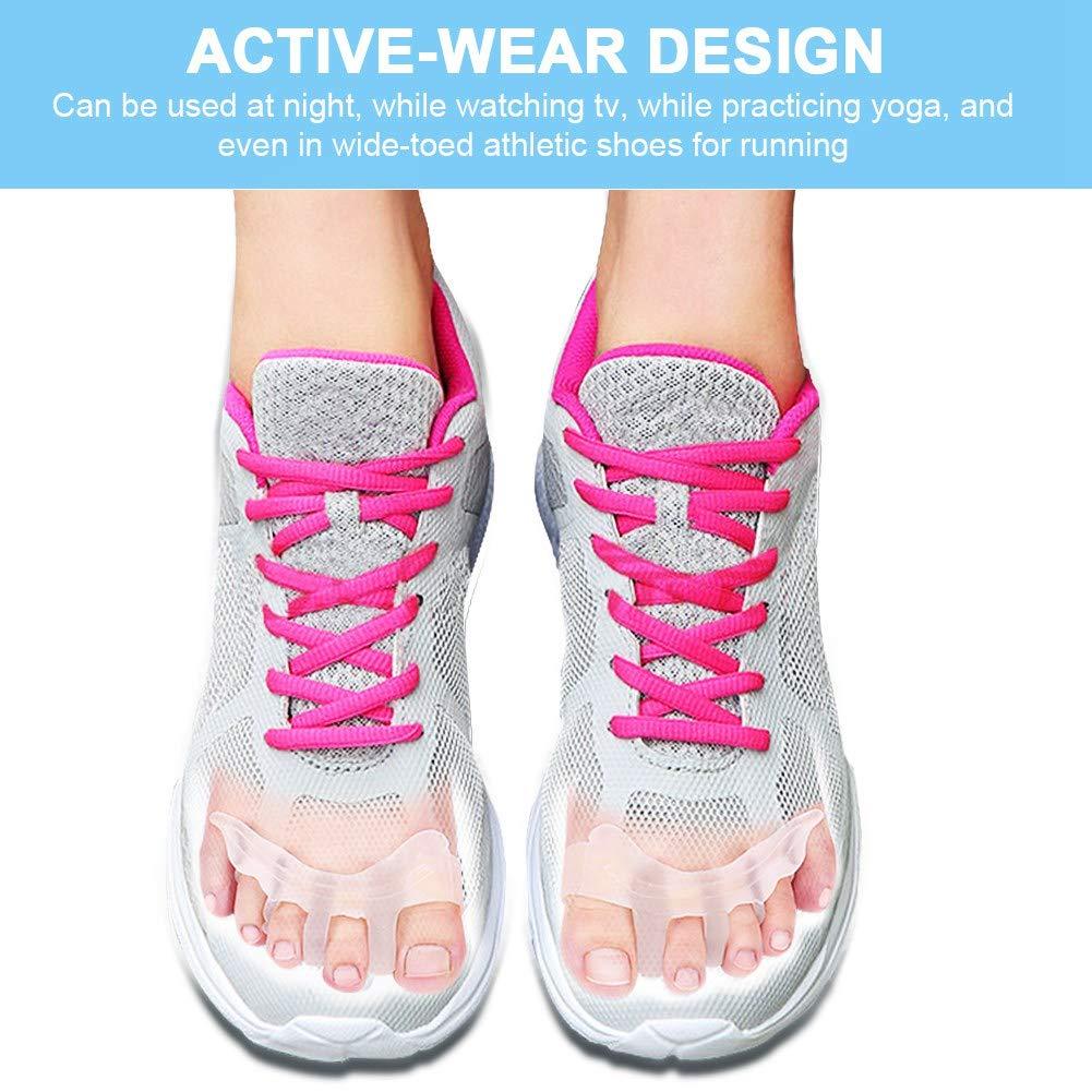 Triple Toe Separator & Protectors for Bunions - Hammer Toe Corrector ...