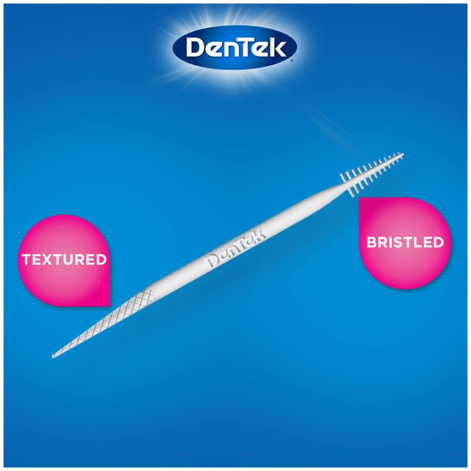 DenTek Deep Clean Bristle Picks | Food & Plaque Removal | 100 Count ...