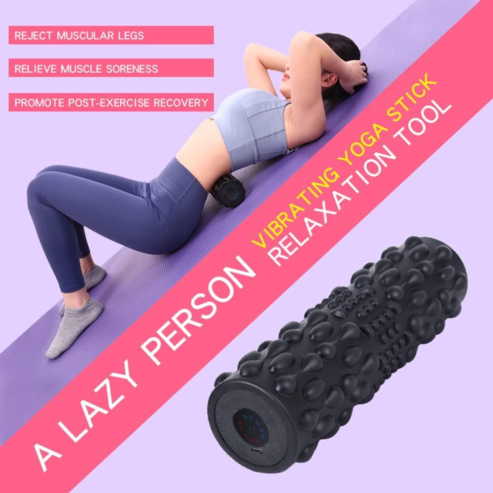 Shop LTLClz Vibration Roll - 5 Speed Yoga Massage Device for Post ...