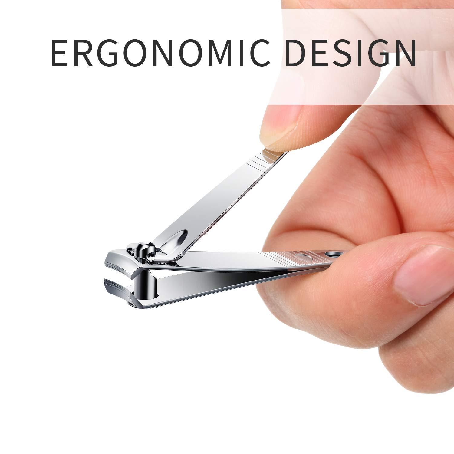 32 Pieces Stainless Steel Nail Clipper Set - Portable Fingernail ...