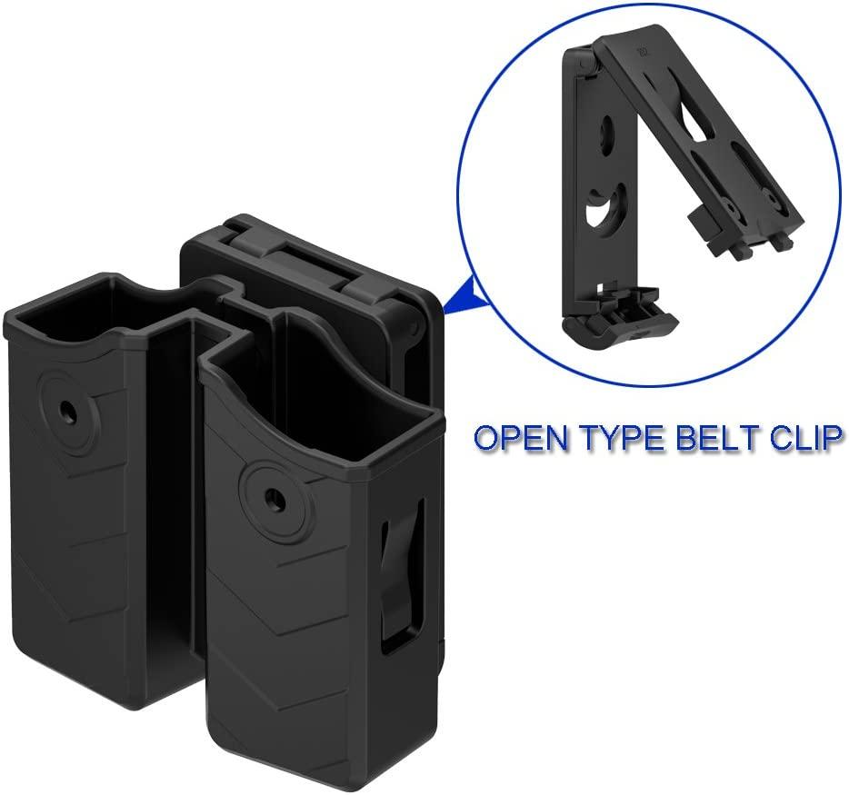 Universal Double Magazine Pouch for 9mm/.40 Double Stack Mags ...