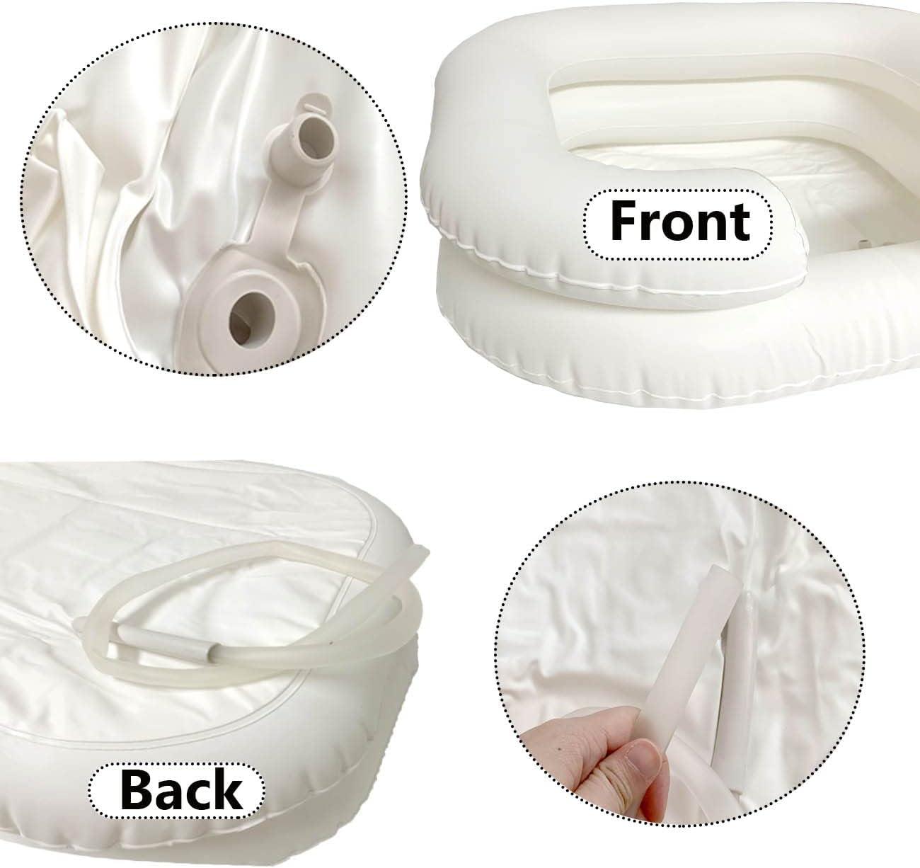 Portable Inflatable Bedside Shampoo Basin for Elderly & Bedridden ...