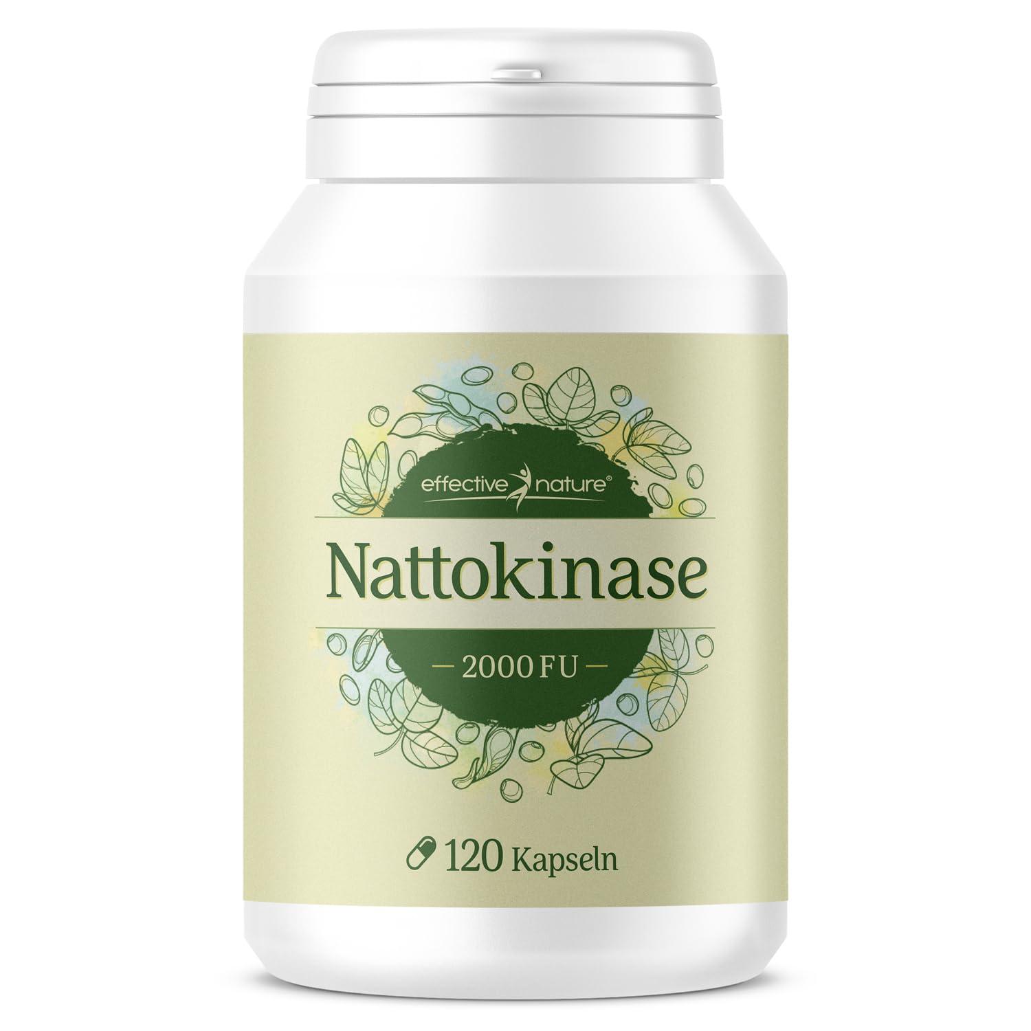 Nattokinase 100 mg Capsules - High Dose 2000 FU Vegan Additive-Free ...